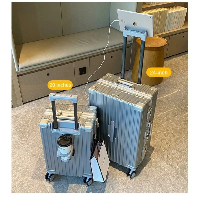 Shop Travel Suitcase Aluminum Frame Luggage O – Luggage Factory