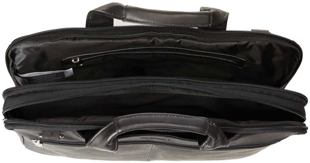 Kenneth Cole Reaction "Double-sided" Double Gusset Top Zip Computer ...