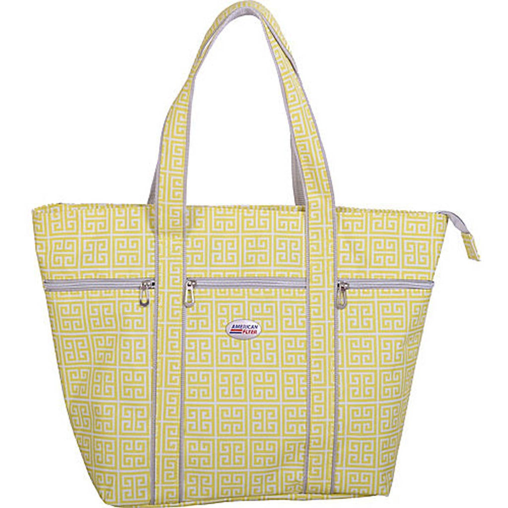 Shop American Flyer Greek Key 4Pc Luggage Set – Luggage Factory