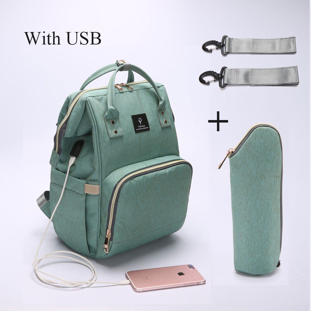 Shop Mummy Maternity Nappy Bag With Usb Inter – Luggage Factory