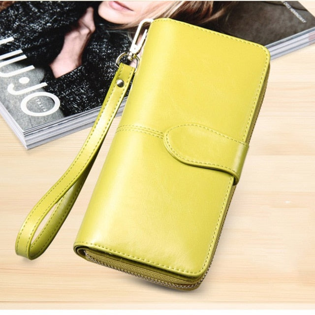 Shop Baellerry Yellow Wallet Women Top Qualit – Luggage Factory