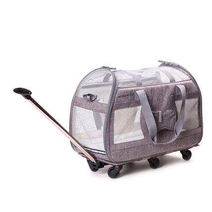 Foldable Dog Pet Box Trolley Luggage,Pet Storage Box,Pet House Cat ...