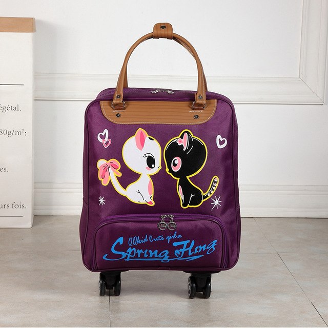 Shop Women Cute Wheeled Trolleys Bag Suitcase – Luggage Factory