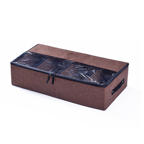 Shop Portable Shoes Storage Boxes Linen 4 Gri – Luggage Factory