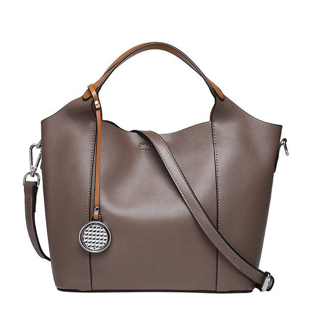 Shop Aosbos Women Classic Genuine Leather Tot – Luggage Factory