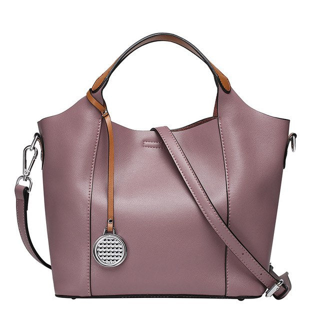 Shop Aosbos Women Classic Genuine Leather Tot – Luggage Factory